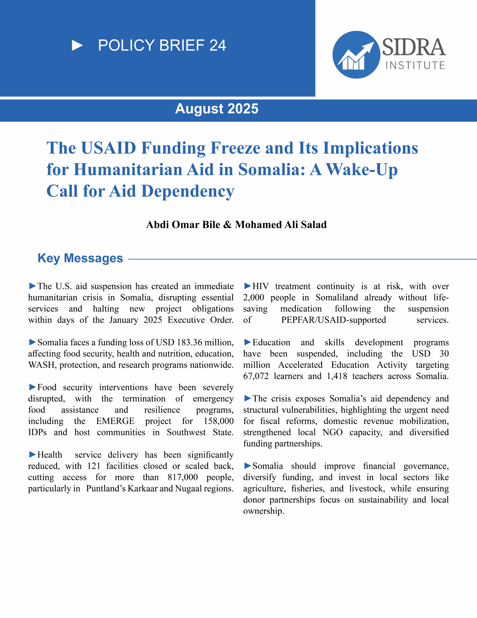 The USAID Funding Freeze and Its Implications for Humanitarian Aid in ...